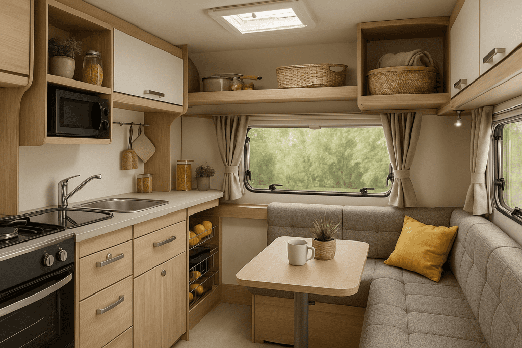 Modern & Stylish Caravan Interior Ideas for UK Road Trips