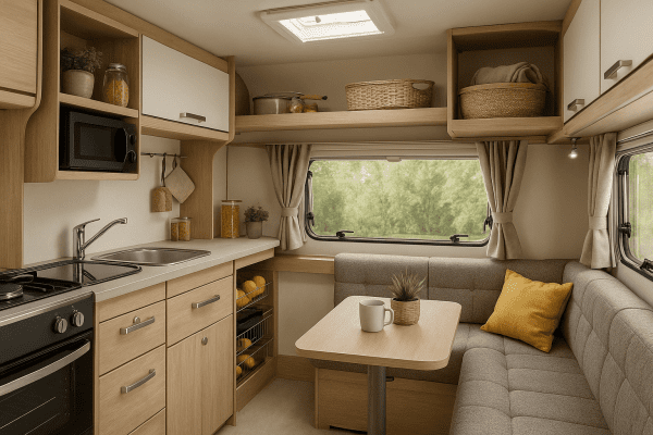 Modern & Stylish Caravan Interior Ideas for UK Road Trips